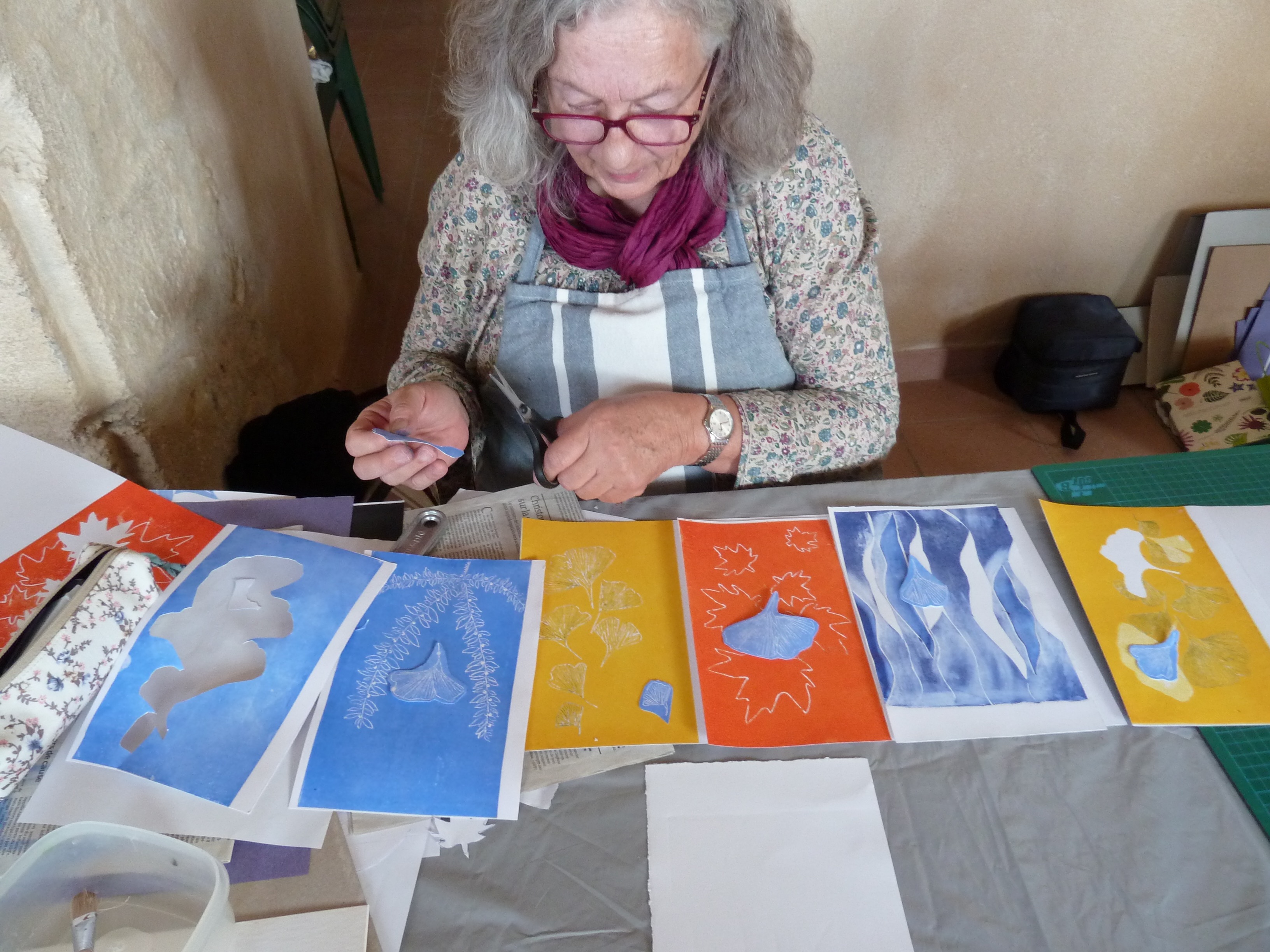 Stage de Carton gravé organisé par Florence Bonhivers au Château de ...