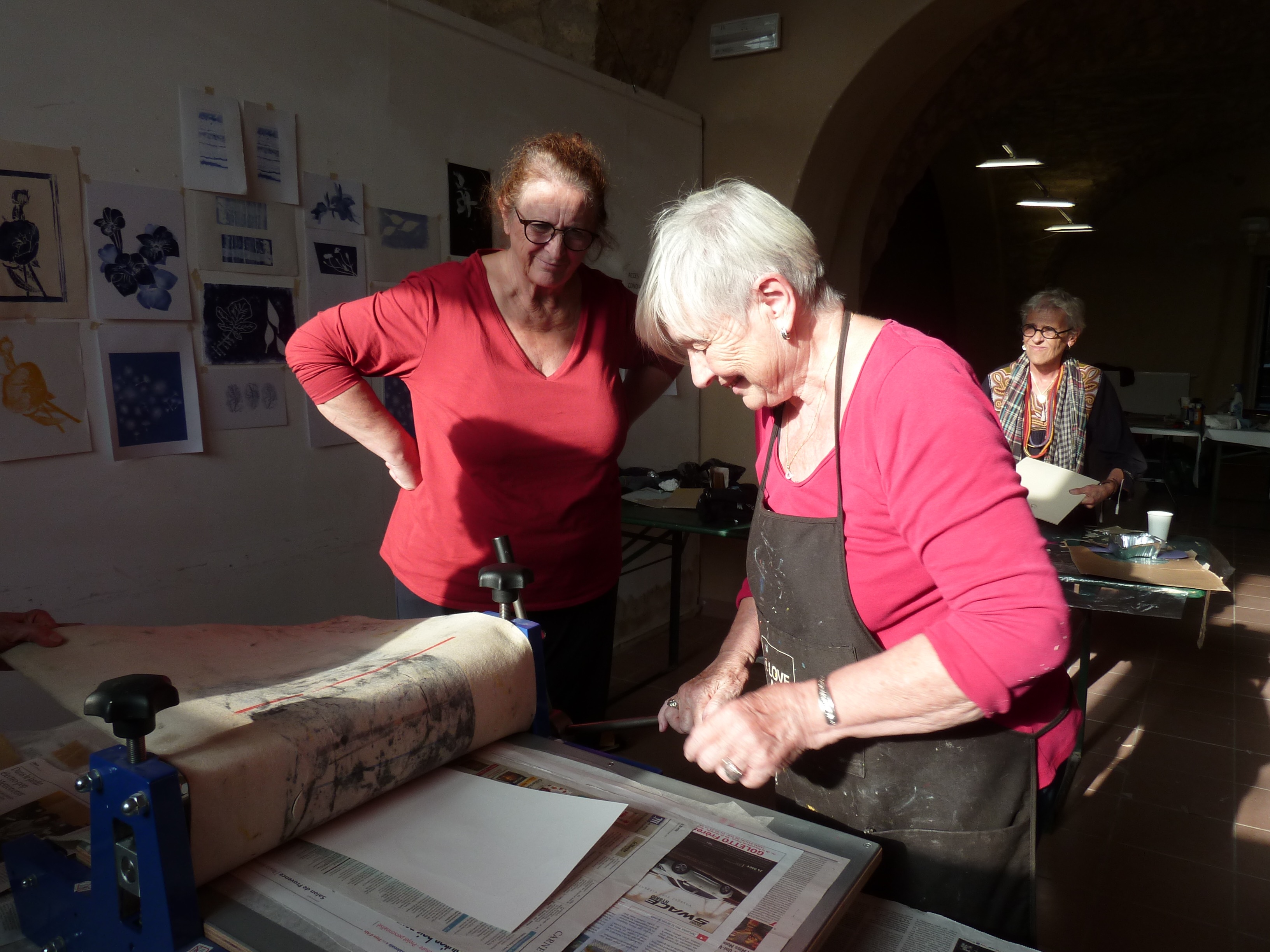 Stage de Carton gravé organisé par Florence Bonhivers au Château de ...