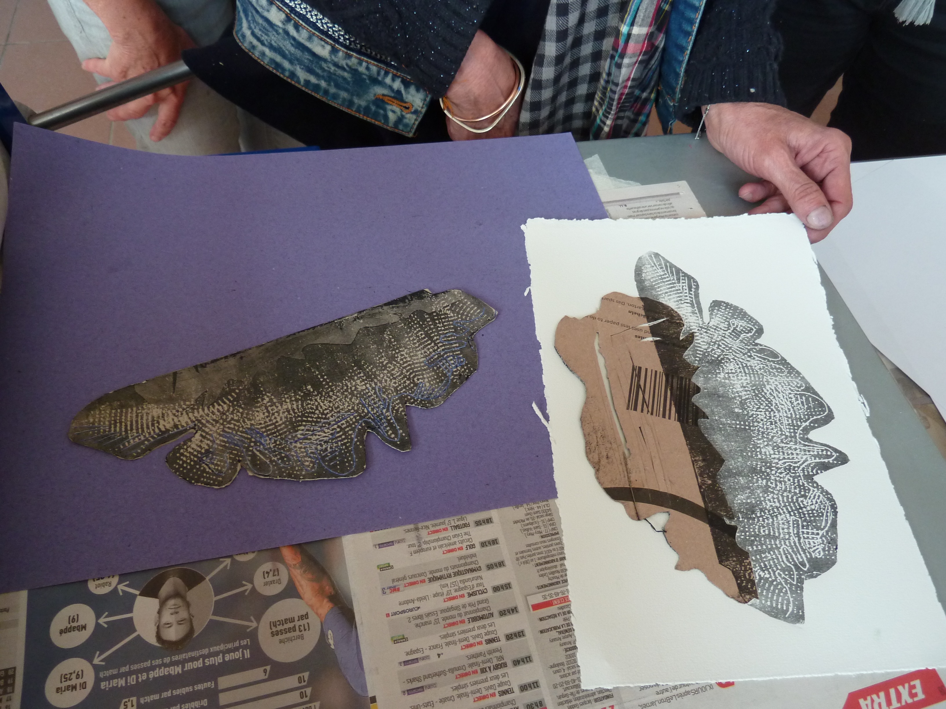 Stage de Carton gravé organisé par Florence Bonhivers au Château de ...